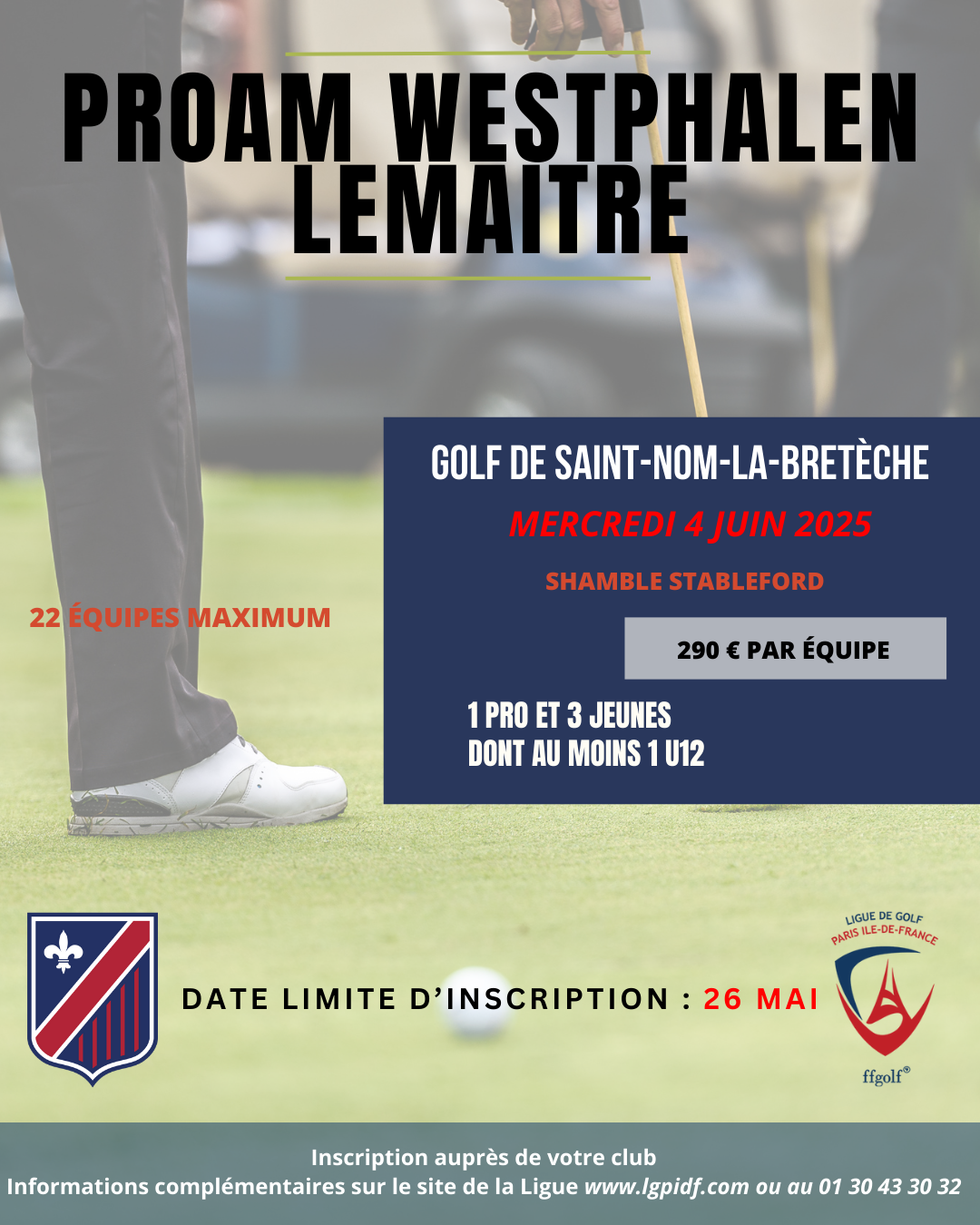 Ligue de Golf Paris - Île de France - Actualités - Pro-Am Bernard ...