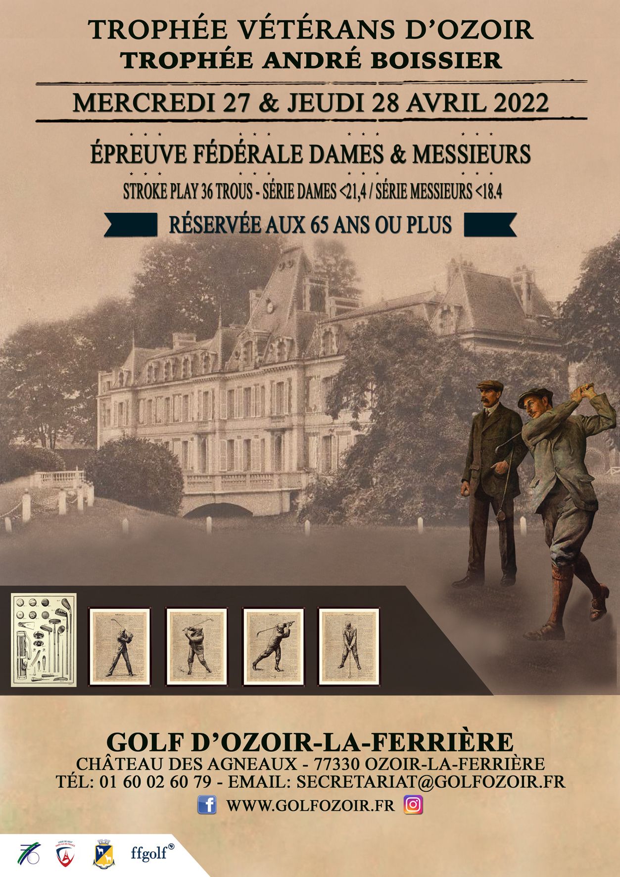 Ligue de Golf Paris - Île de France - Actualités - Trophée Vétérans ...